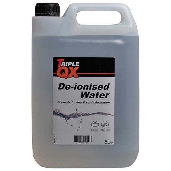 Triple QX De-Ionised Water 5 Litre – Status Car Care