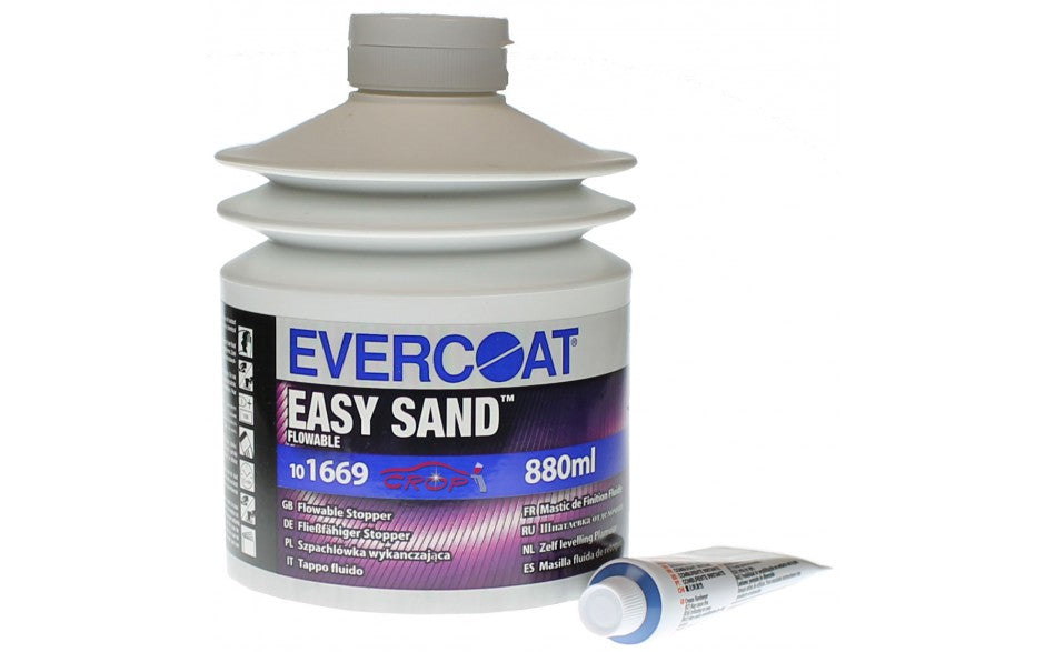 Evercoat Easy Sand Flowable Stopper 880ml & Hardener Body Filler Polye ...